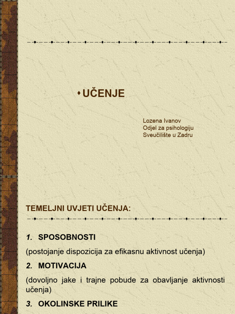04 Ucenje | PDF