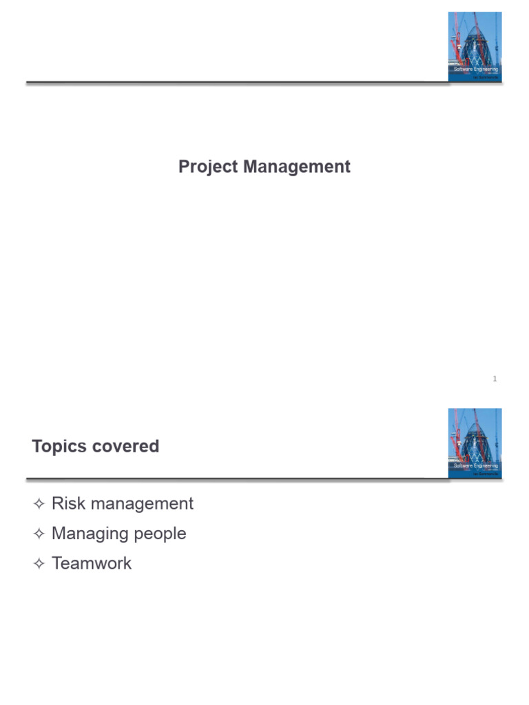 Project Management | PDF | Risk | Project Management