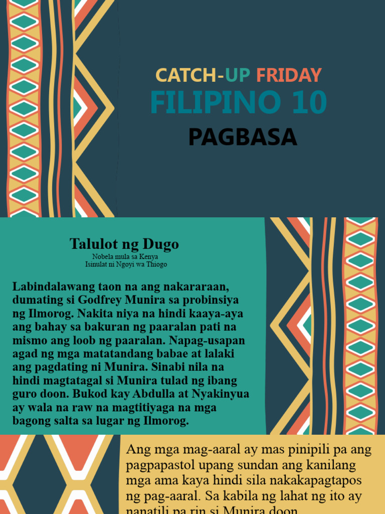 Catch Up Friday | PDF