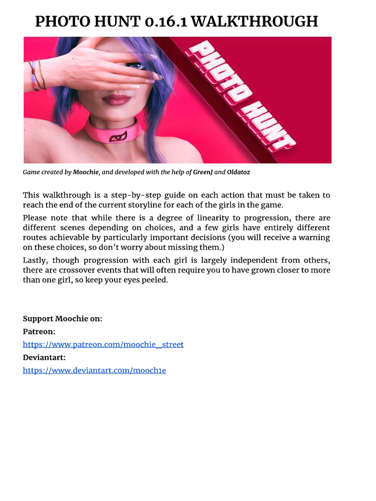 Photo Hunt 0.16.1 Walkthrough | PDF