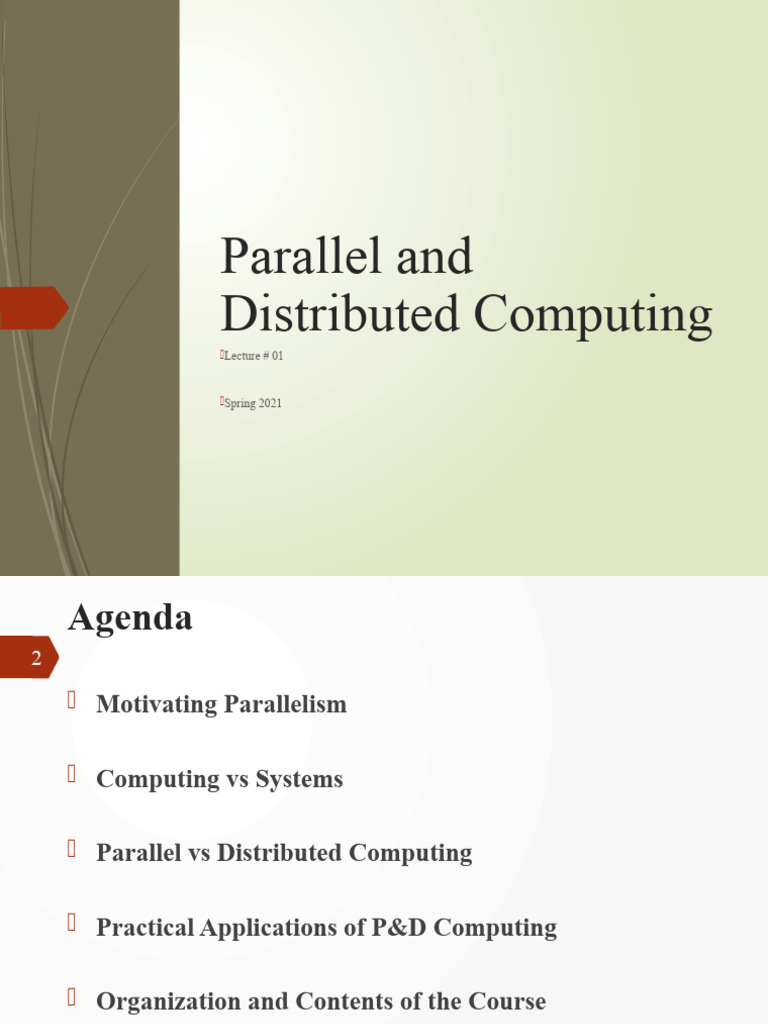 Week - 01 - Lec1 03 03 2021 | PDF | Multi Core Processor | Parallel ...