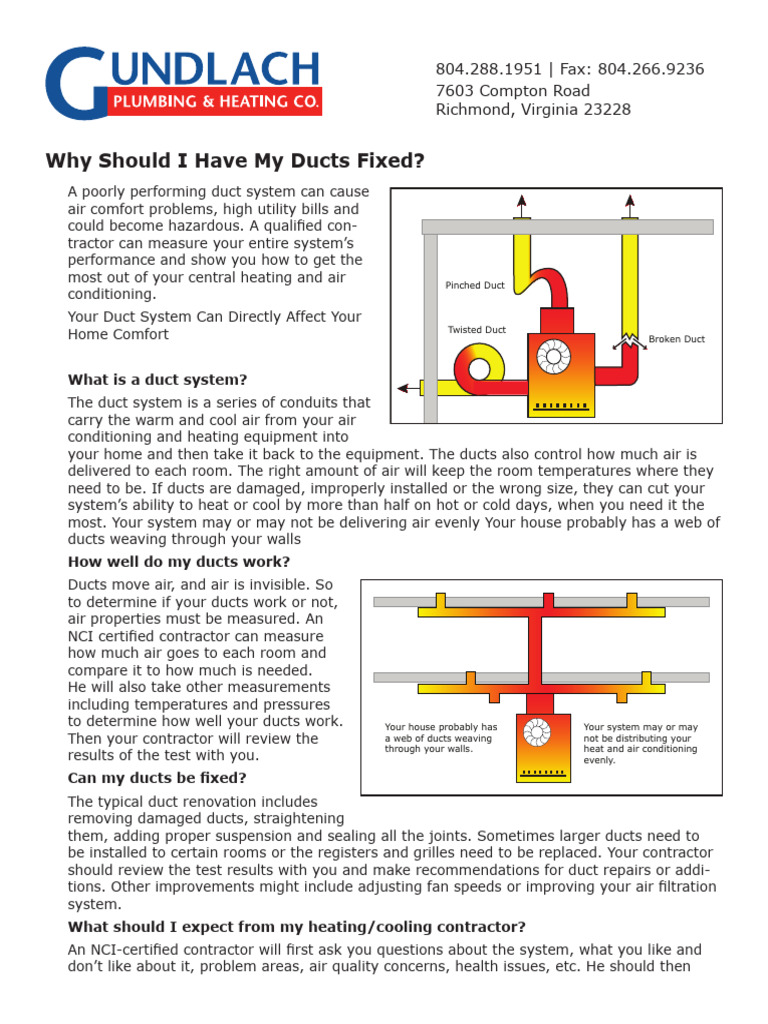 ducts | PDF | Duct (Flow) | Temperature
