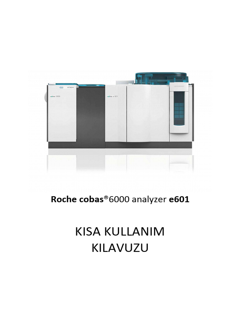 COBAS E601 KISA KULLANIM KLAVUZU | PDF