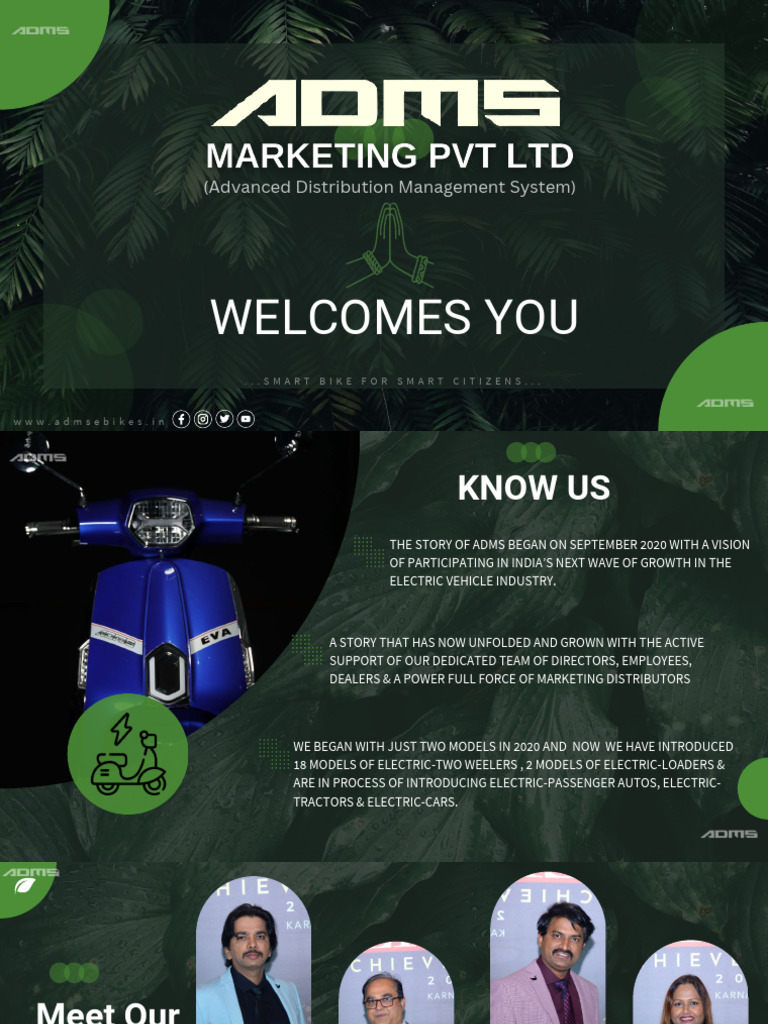 ADMS Brochure | PDF | Sustainable Transport | Electric Power