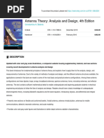 Antenna Theory (Analysis and Design) (4th Edition) Balanis | PDF ...