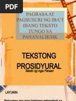 PISTA SA NAYON Mga Panuto at Pamantayan | PDF