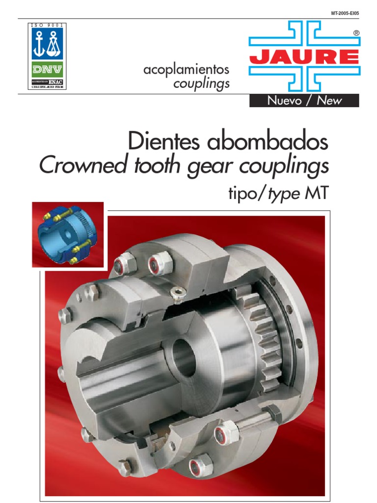 Complete Catalogue Gear Couplings Jaure | PDF | Gear | Machines