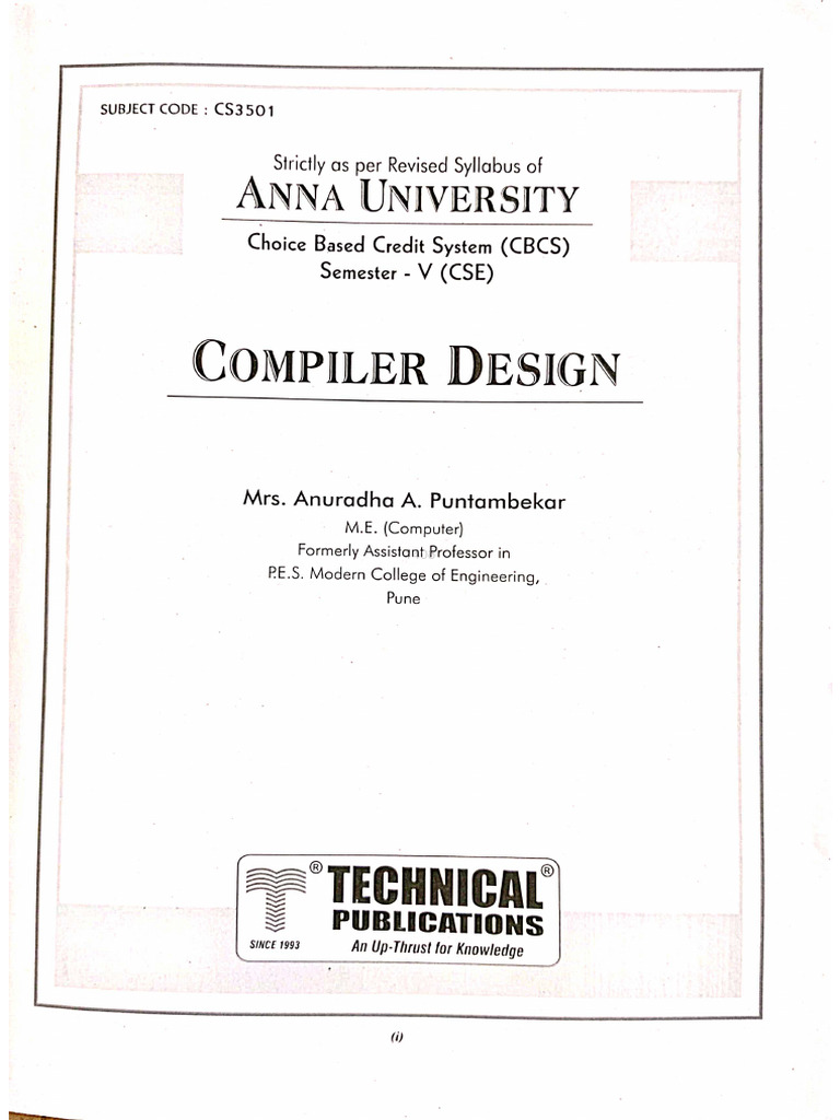 Compiler Design(1) | PDF Compiler Design(1) | PDF