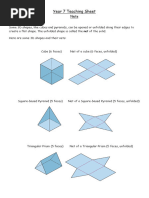 3D Castle Geometry Project Guide | PDF | Area | Shape