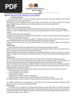 Modifiable and Non Modifiable Health Determinants | PDF