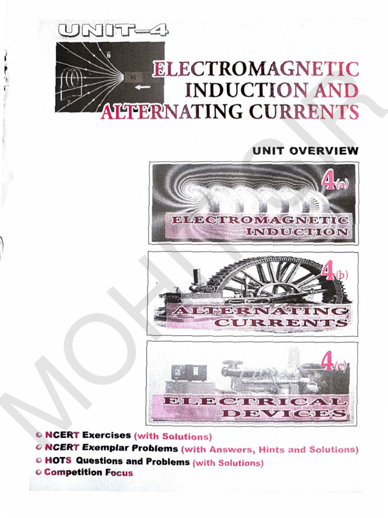 12th Unit IV Electromagnetic Induction Alternating Current-2-75920aa1 | PDF | Electromagnetic ...