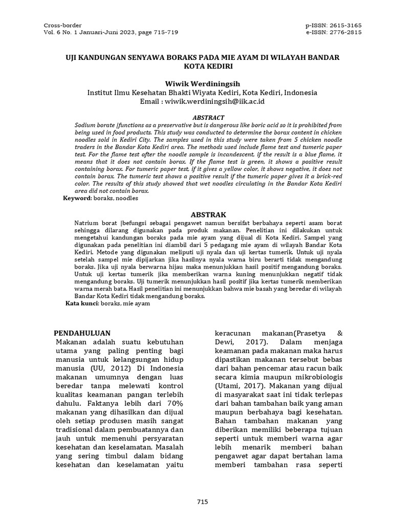 Jurnal Boraks | PDF