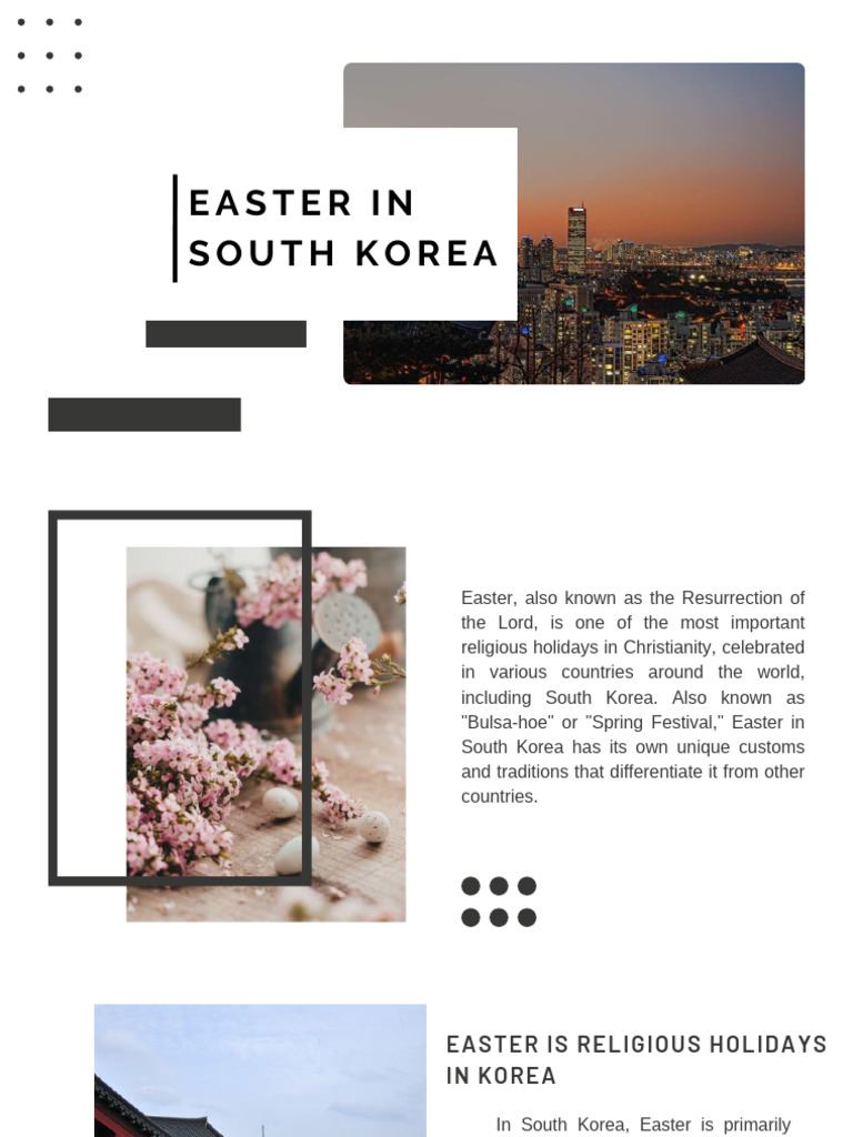 Easter in South Korea | PDF | Easter | Easter Egg