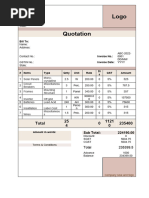 Quotation Format For Manpower Supply 01 | PDF | Taxes | Government Finances