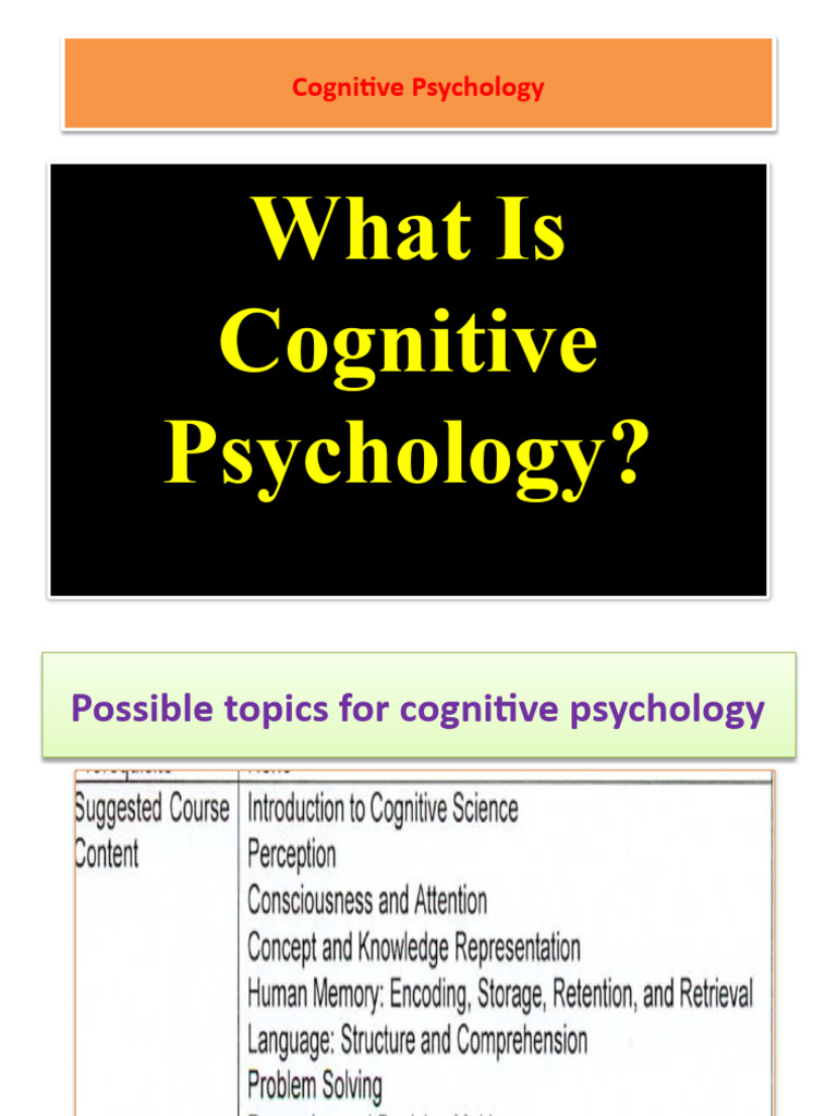 Cognitive Psych Lec. 11 | PDF | Cognitive Psychology | Cognition