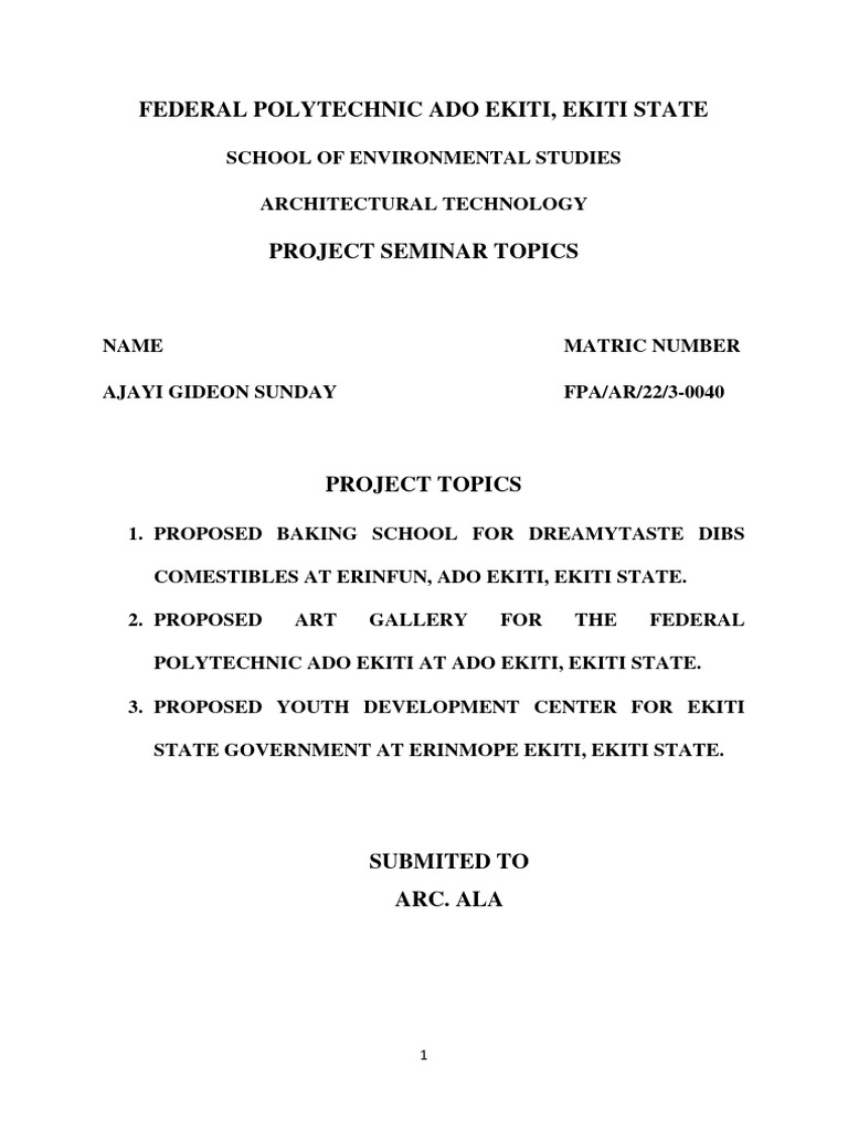 Ajayi Gideon Sunday 0040 1 | PDF | Creativity | Community