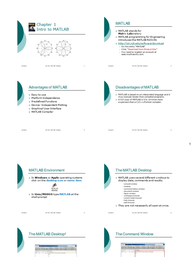 Matlab Notes Pdf Computer Science Software