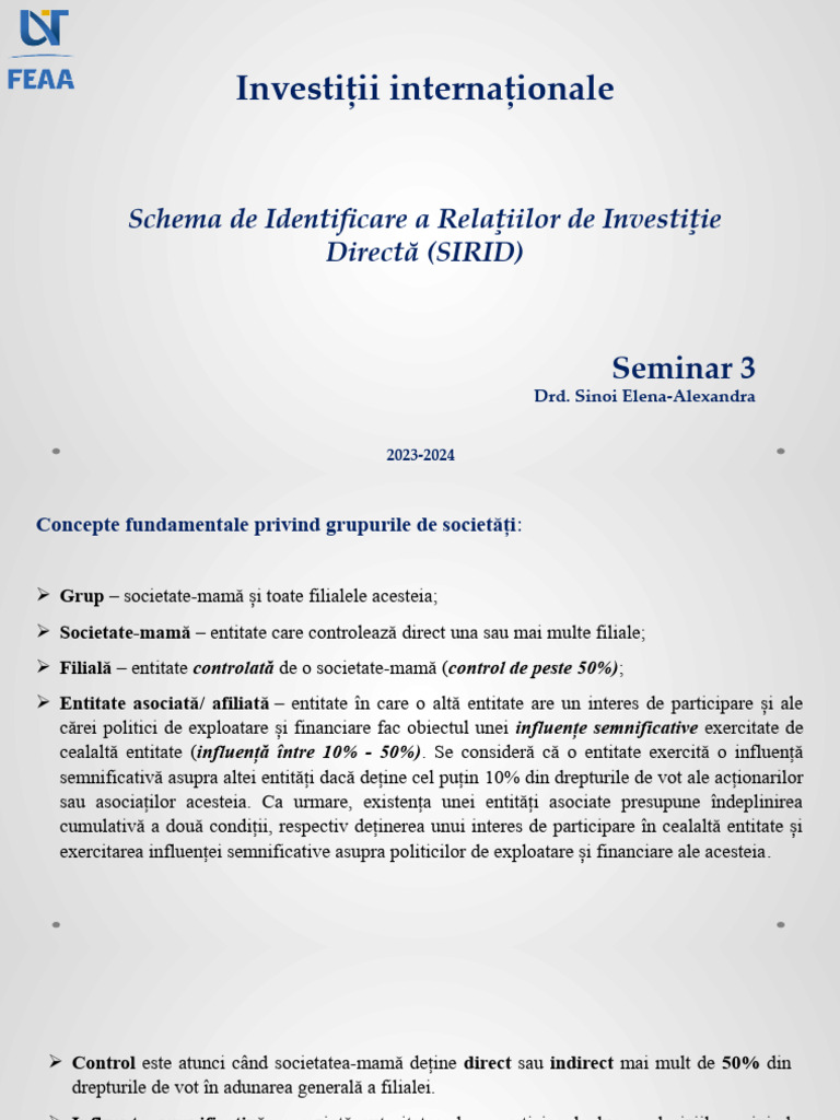 Aplicatii SIRID Partea 1 | PDF