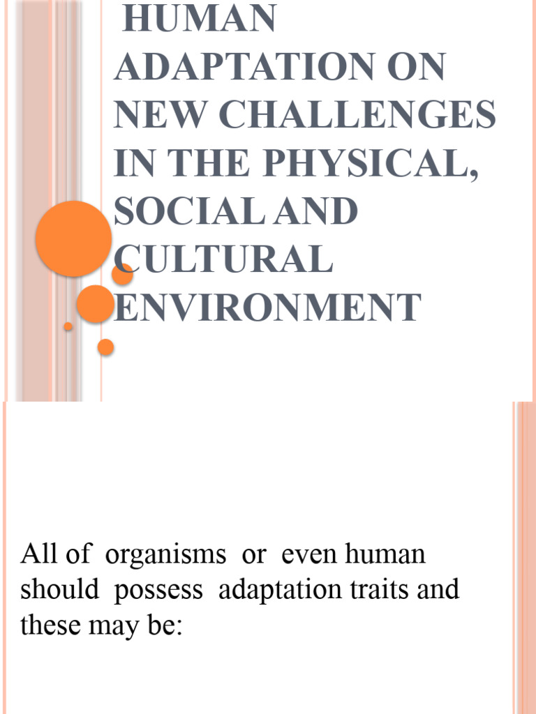 Human Adaptation and Migration | PDF | Adaptation | Human Migration