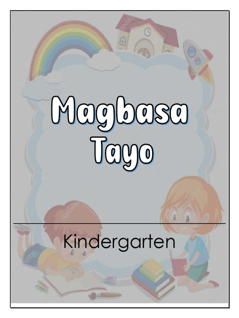 Magbasa Tayo For Kinder 1 | PDF