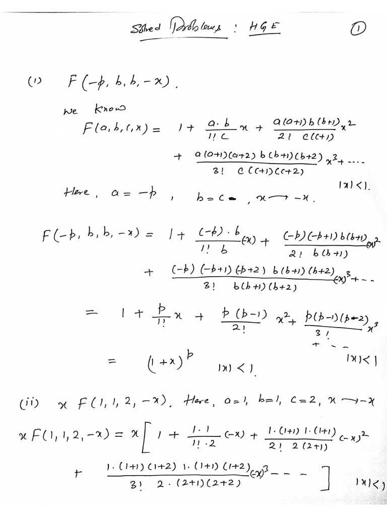 Solved Problems-HGE | PDF