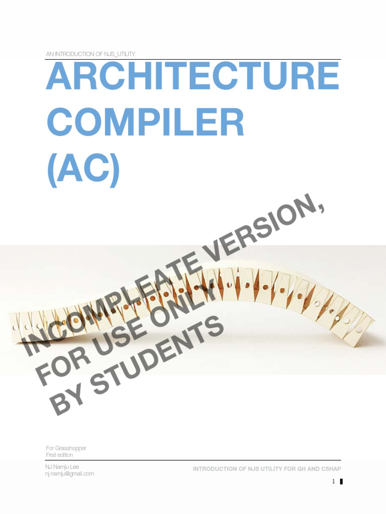 2016numericalarchitecturecompiler | PDF | Metal Fabrication | Compiler