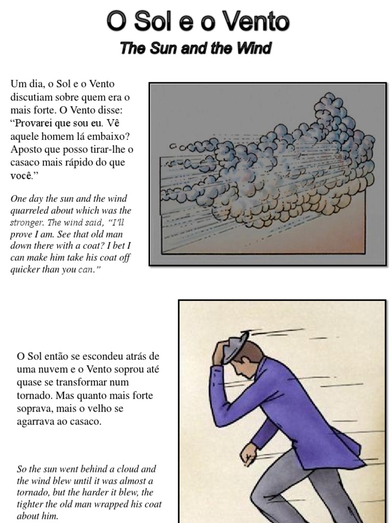 O Sol e o Vento - The Sun and The Wind | PDF