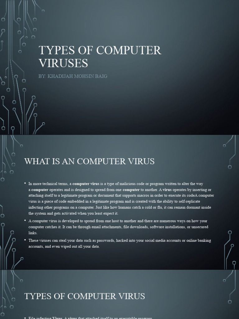 Types of Computer Viruses | PDF