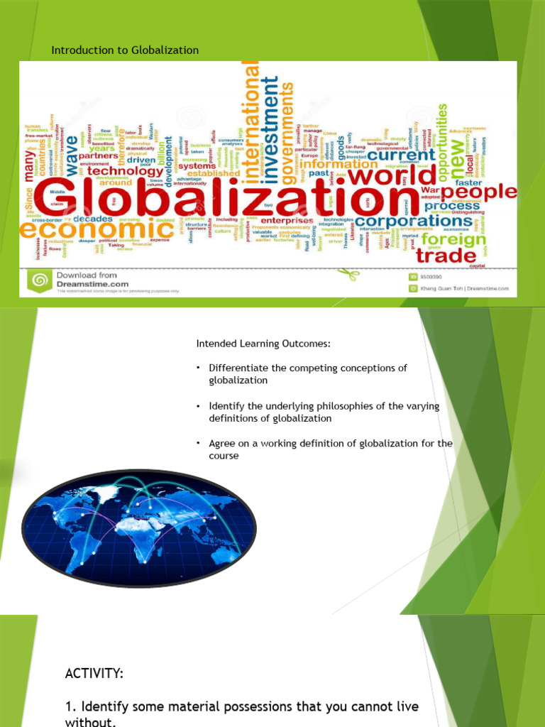 Globalization: Concepts & Dimensions | PDF | Globalization | Economies
