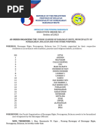 Barangay Appropriation Ordinance - Revised Blank | PDF | Budget ...