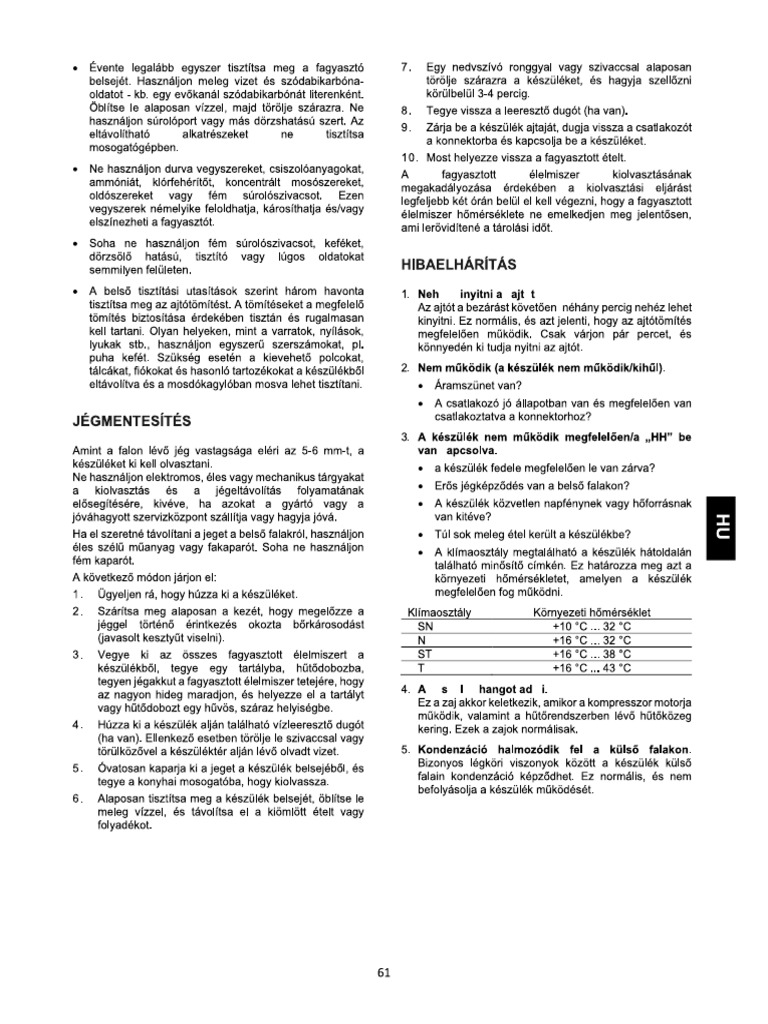 Manual de Utilizare Lada Frigorifica Candy CCHH 200 | PDF