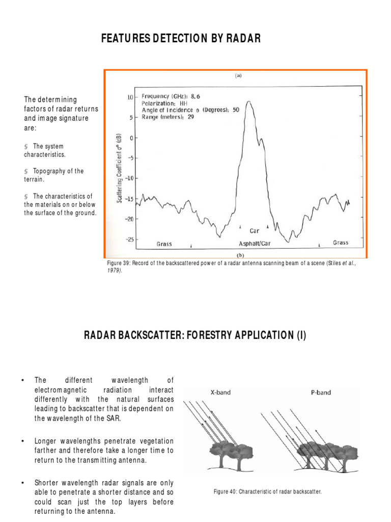 Radar Backscatter in Forestry | PDF | Radar | Antenna (Radio)