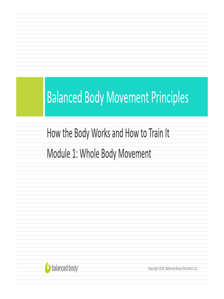Pilates Guides EN - Balanced Body | Download Free PDF | Human Leg ...