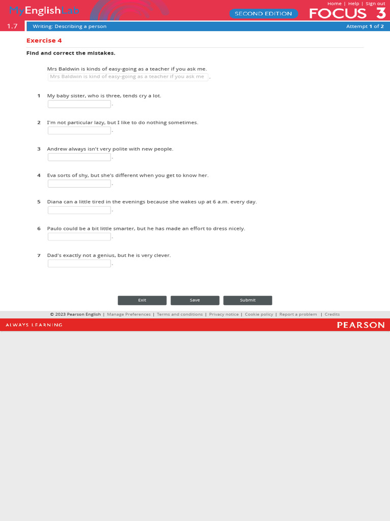 Exercise 4 - Mode Solve - Online Practice (Workb | PDF