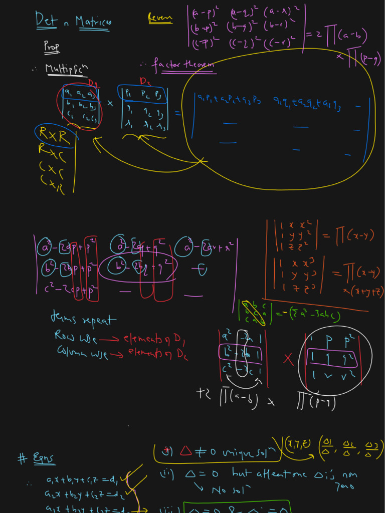 PM Determinants and Matrices | PDF