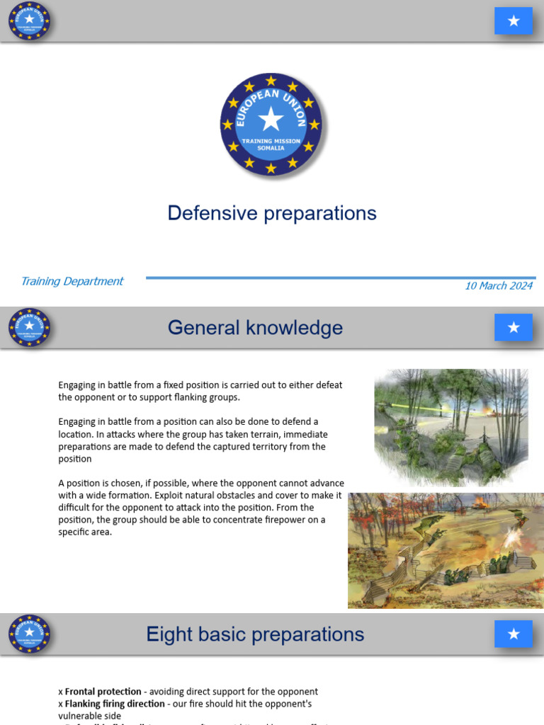 Defensive Battle Tactics Guide | PDF