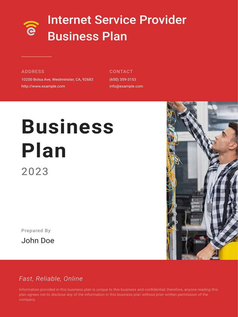 Internet Service Provider Business Plan | PDF | Internet Service ...