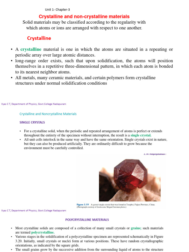 Crystal Structure1 | PDF | Crystal Structure | Crystal