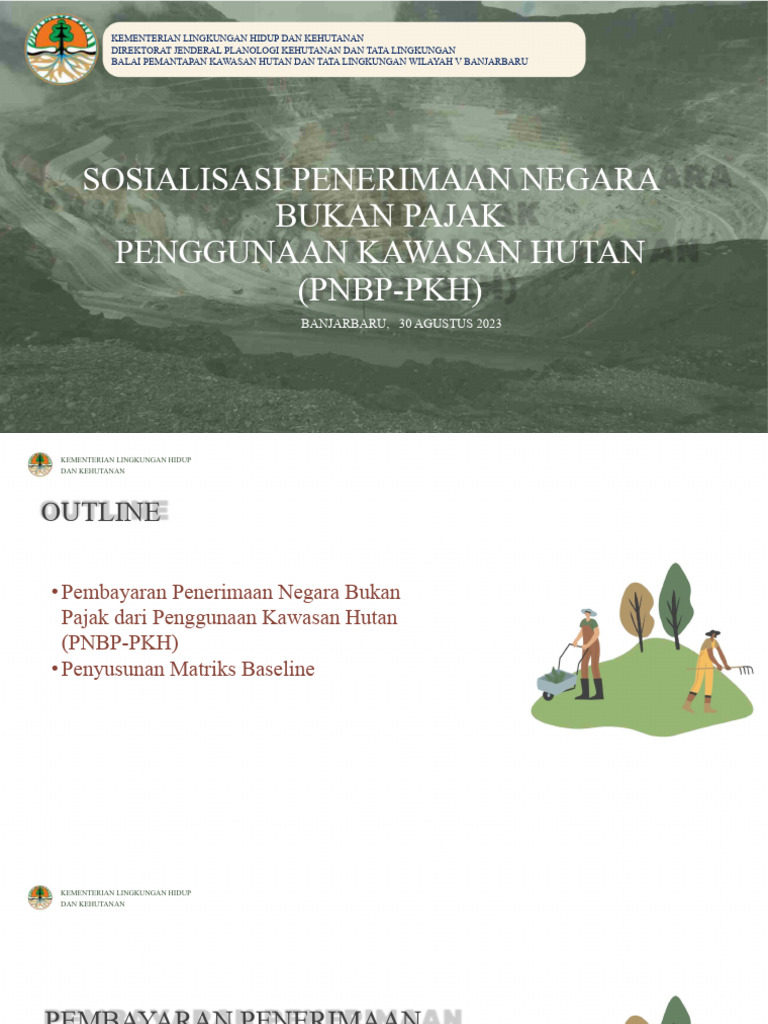 Paparan Kebijakan PNBP-PKH - 30 Agustus 2023 | PDF