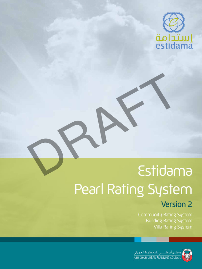 Estidama - Pearl Rating System_Version-2.0 | PDF | Sustainability ...