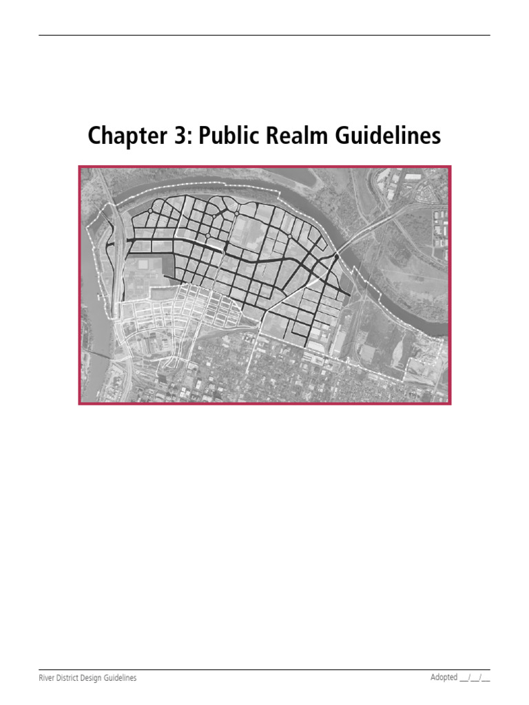 Ch3-RDDG - CouncilFinal1Public Realm Guidelines | PDF | Street | Light Rail