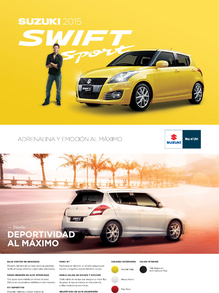 Suzuki Swift Sport 2015 ES | PDF