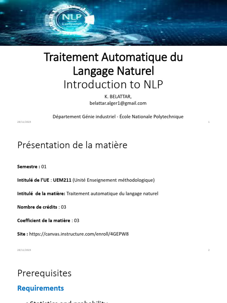 Introduction To NLP | Download Free PDF | Word | Syntax