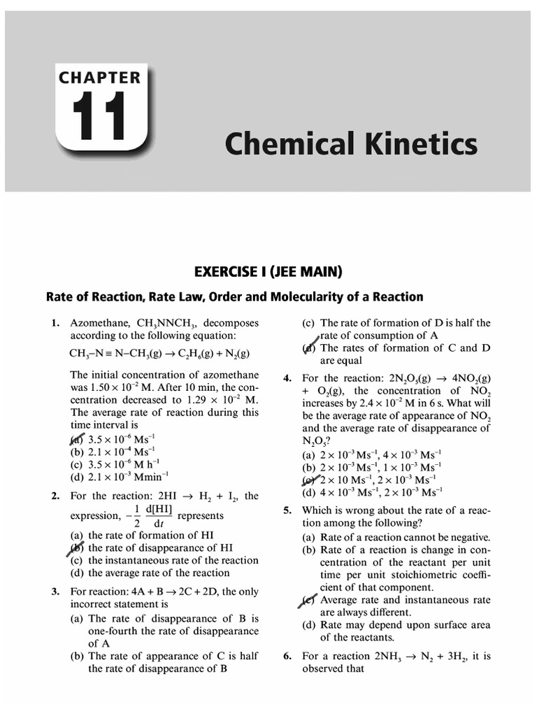 Advanced Problems in Physical Chemistry For Competitive Chemical ...