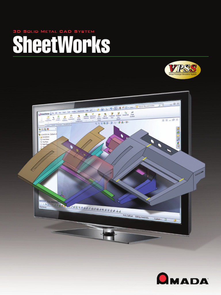 Sheetworks: 3D Solid Metal Cad System | PDF | Sheet Metal | Computer ...