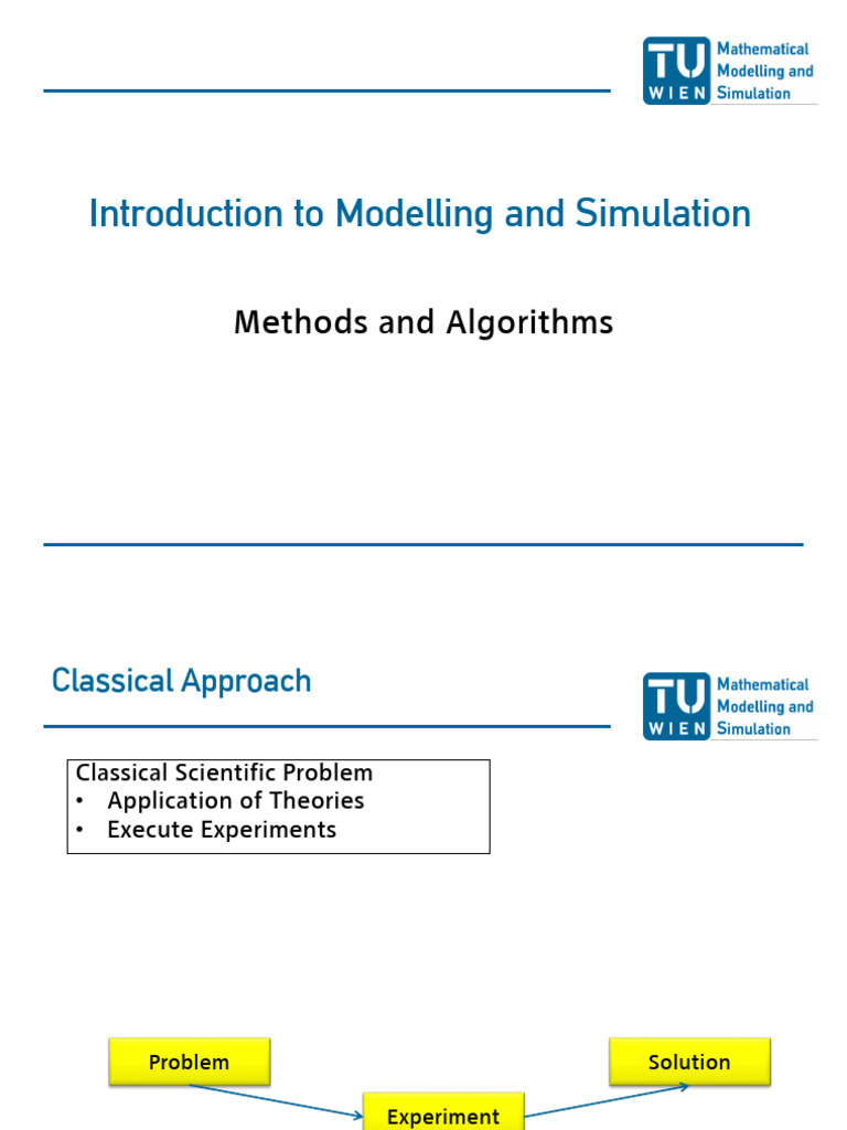 ModSim - Introduction To Modelling and Simulation | PDF