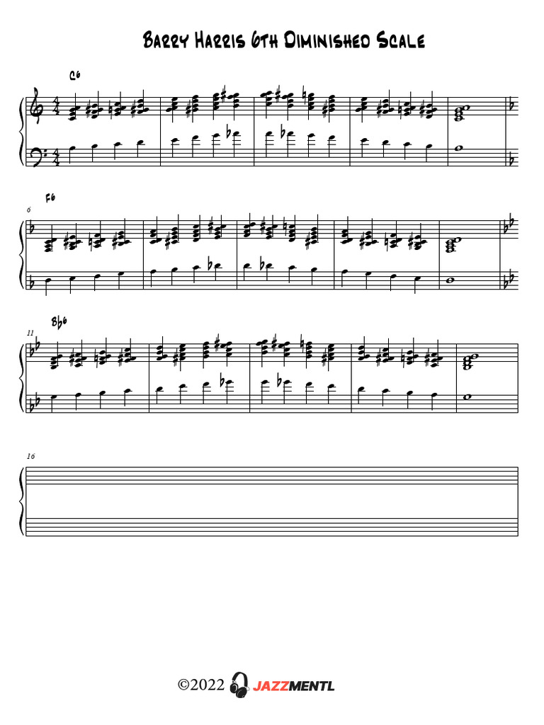 Barry Harris Exercises | PDF