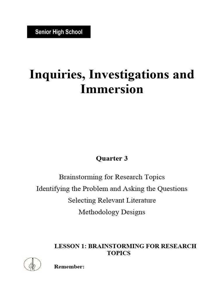 LAS Inquiries | PDF | Methodology | Survey Methodology