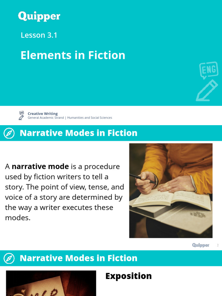 Elements of Fiction | PDF | Narration | Plot (Narrative)