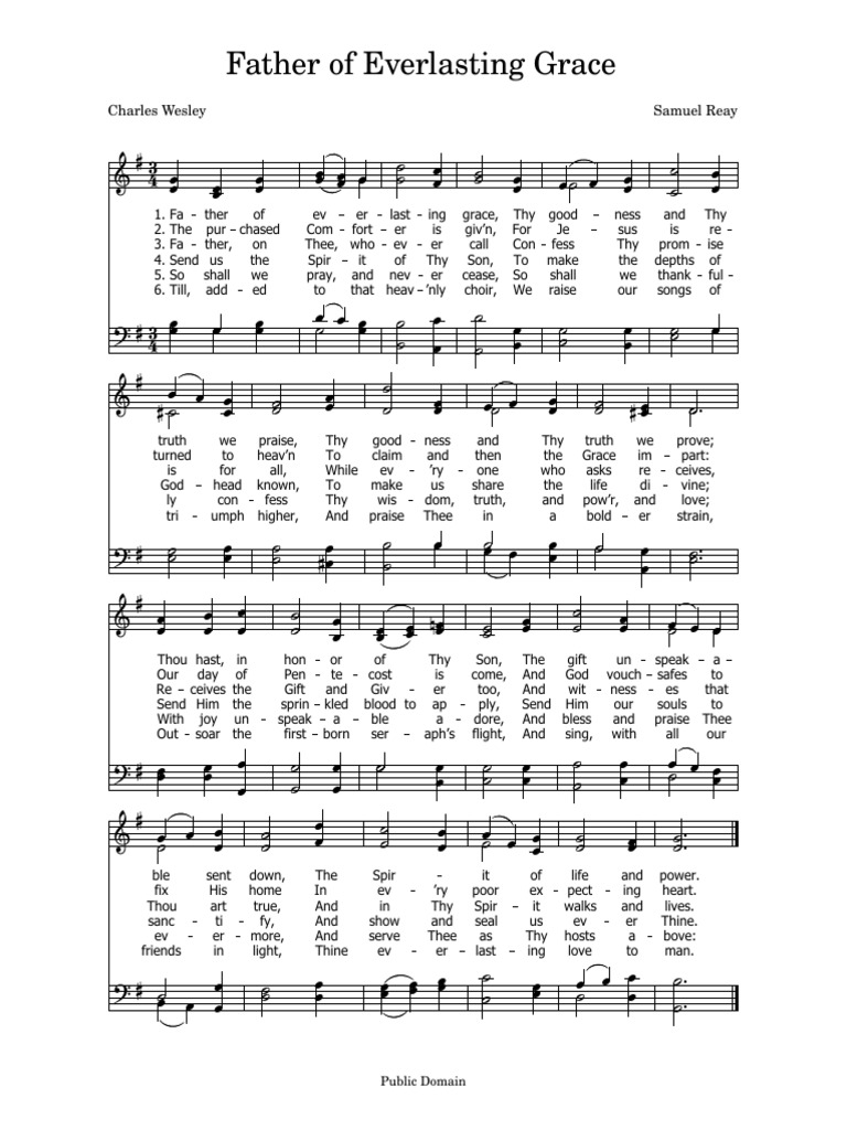Father of Everlasting Grace Lyrics | PDF